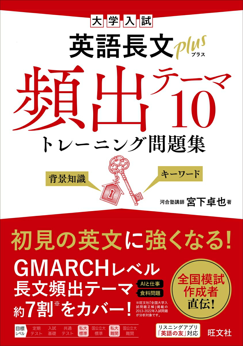 楽天ブックス 大学入試英語長文プラス頻出テーマ10トレーニング問題集 宮下 卓也 9784010350287 本